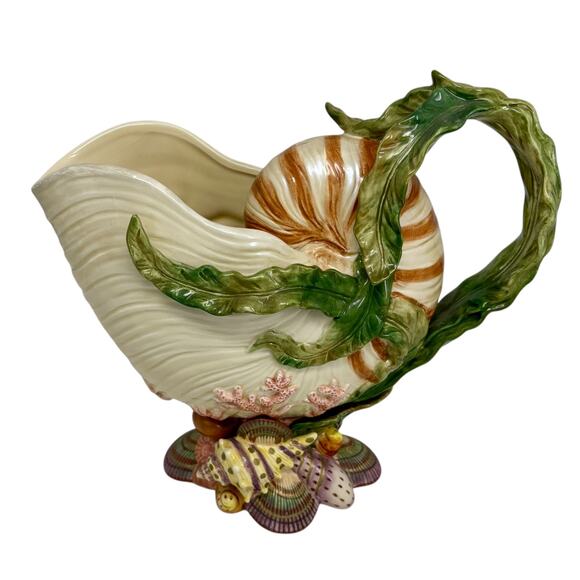 Fitz and Floyd | Kitchen | Vintage Fitz Floyd Oceana Large Pitcher ...